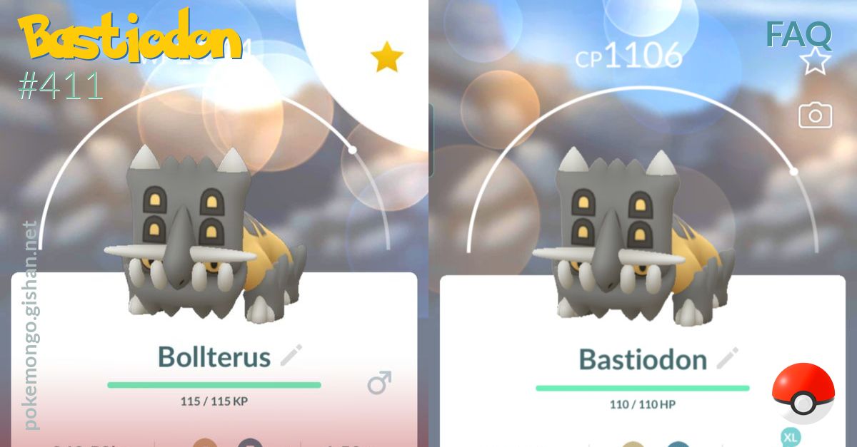 Bastiodon FAQ - Pokemon Go