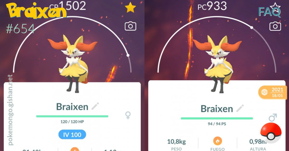 Braixen FAQ - Pokemon Go