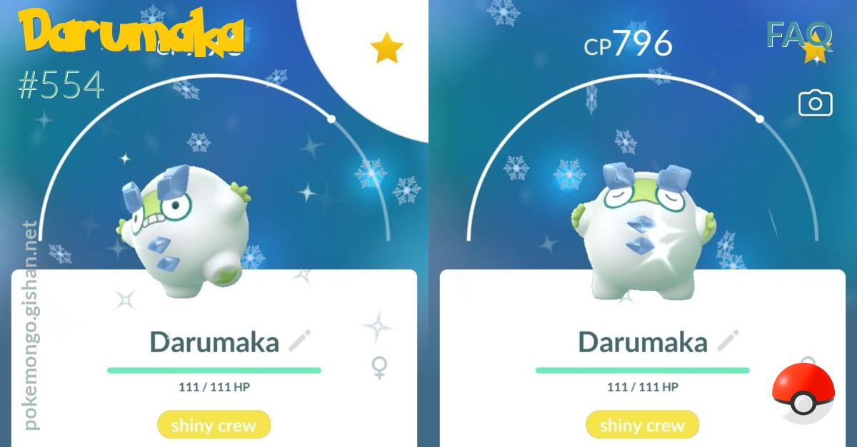 Darumaka FAQ - Pokemon Go