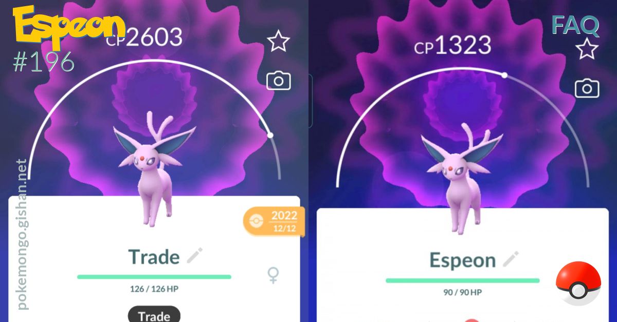 Espeon FAQ - Pokemon Go