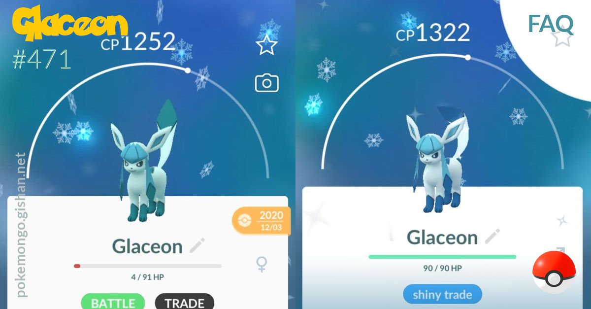 Glaceon FAQ - Pokemon Go