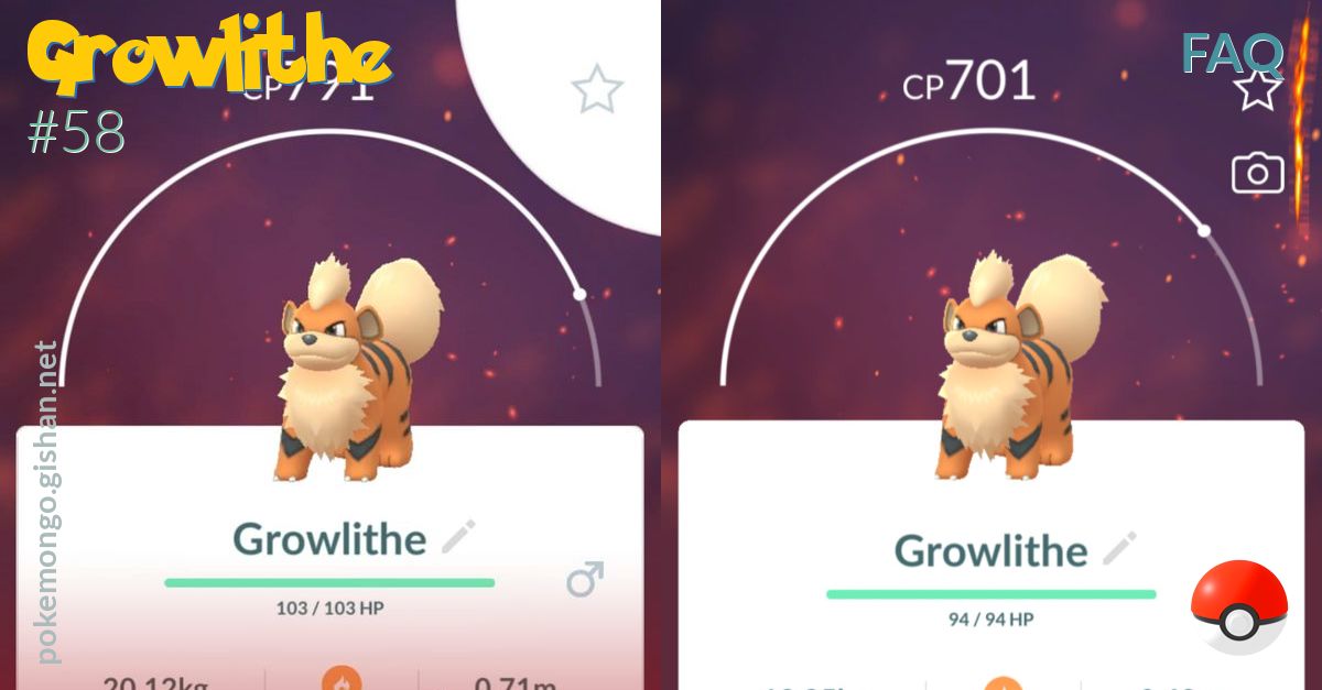 Growlithe FAQ - Pokemon Go