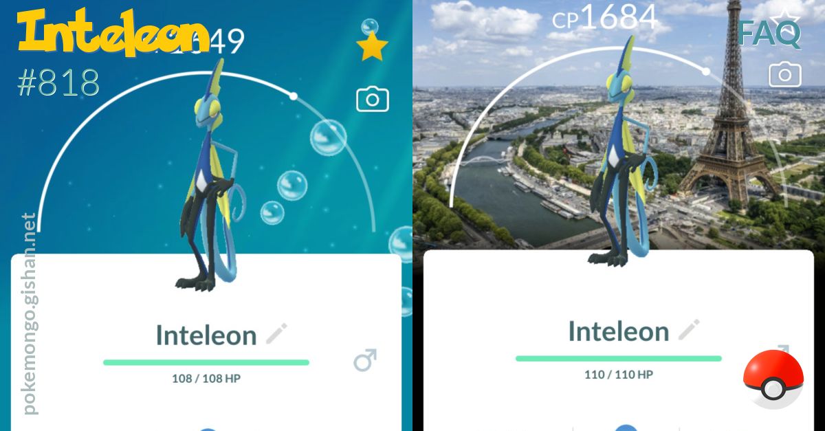 Inteleon FAQ - Pokemon Go