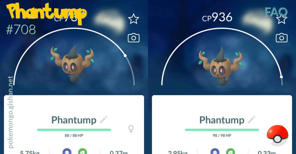 Phantump FAQ - Pokemon Go