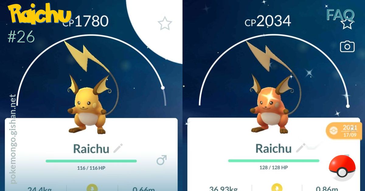 Alolan Raichu FAQ - Pokemon Go