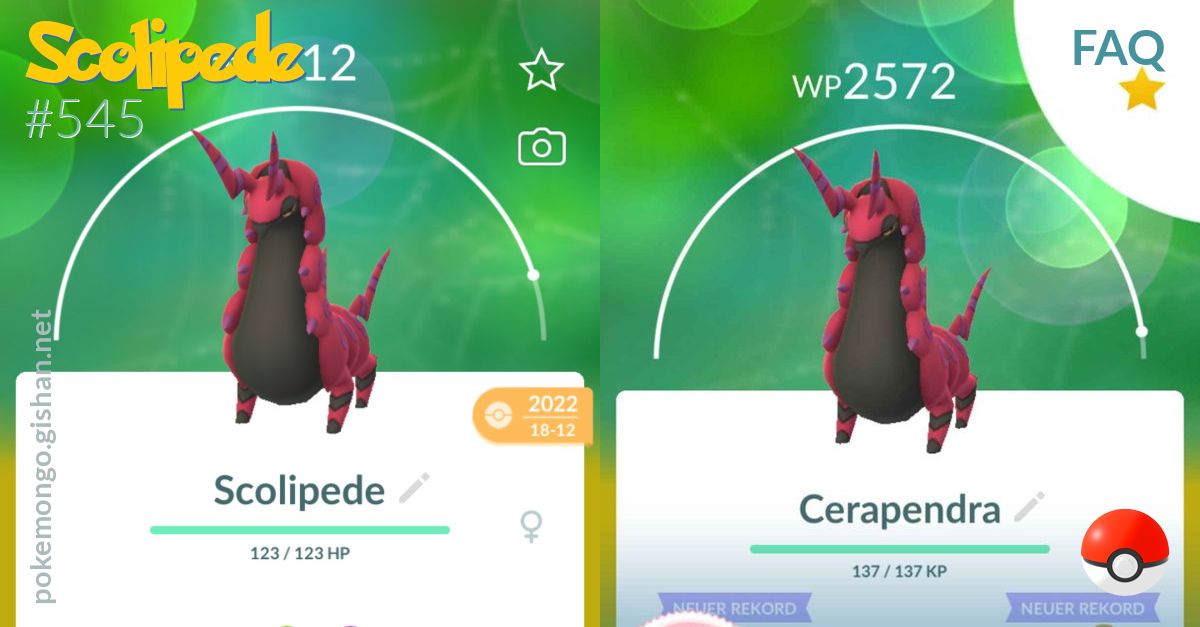 Scolipede FAQ - Pokemon Go