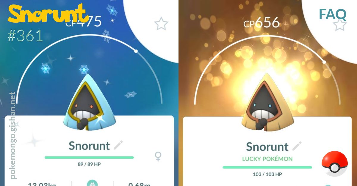 Snorunt FAQ - Pokemon Go