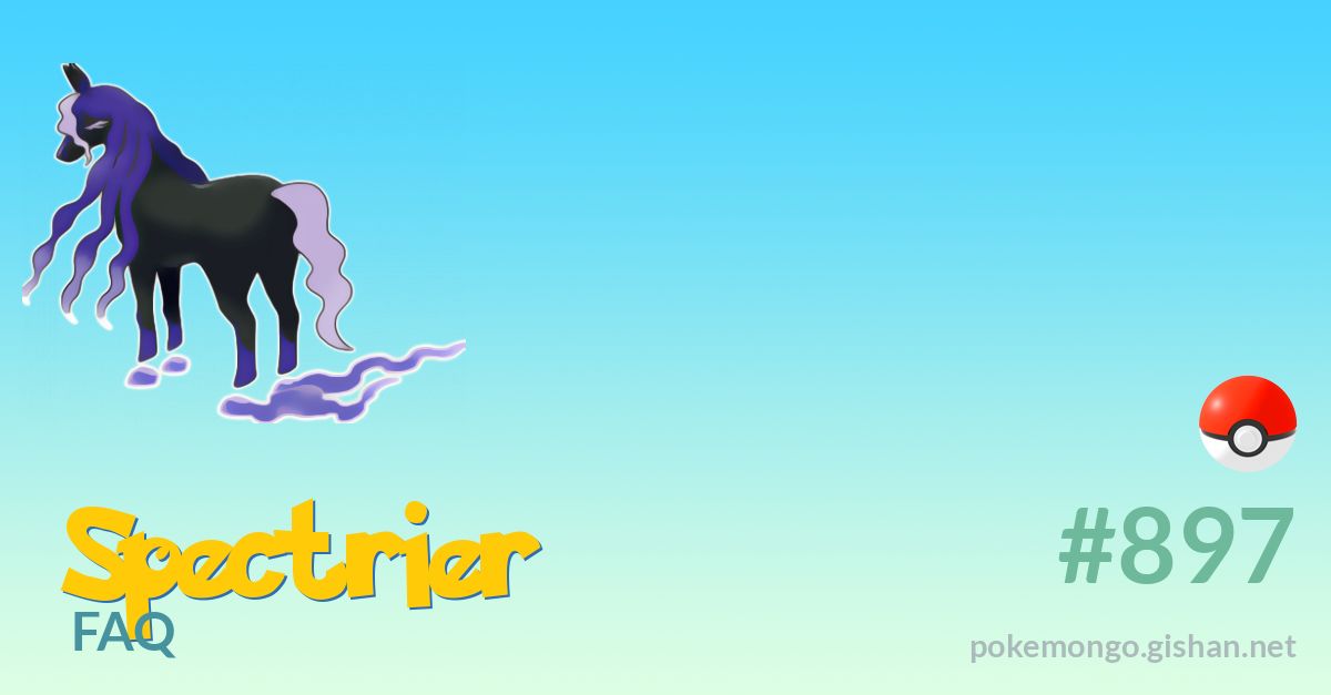 Spectrier FAQ - Pokemon Go