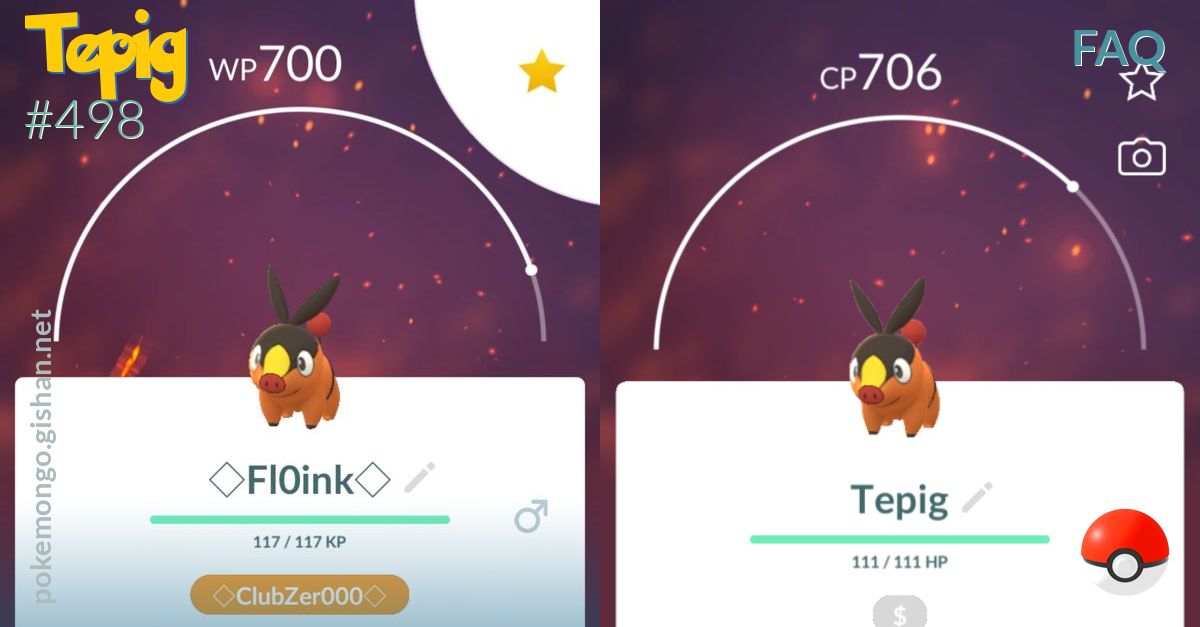 Tepig FAQ - Pokemon Go
