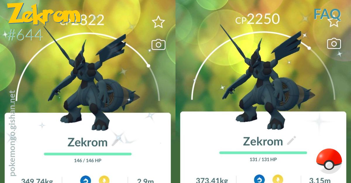 Zekrom FAQ - Pokemon Go